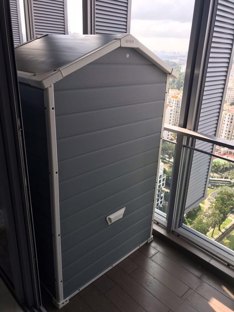 Keter Manor 4x3 Storage Shed, Furniture, Others on Carousell