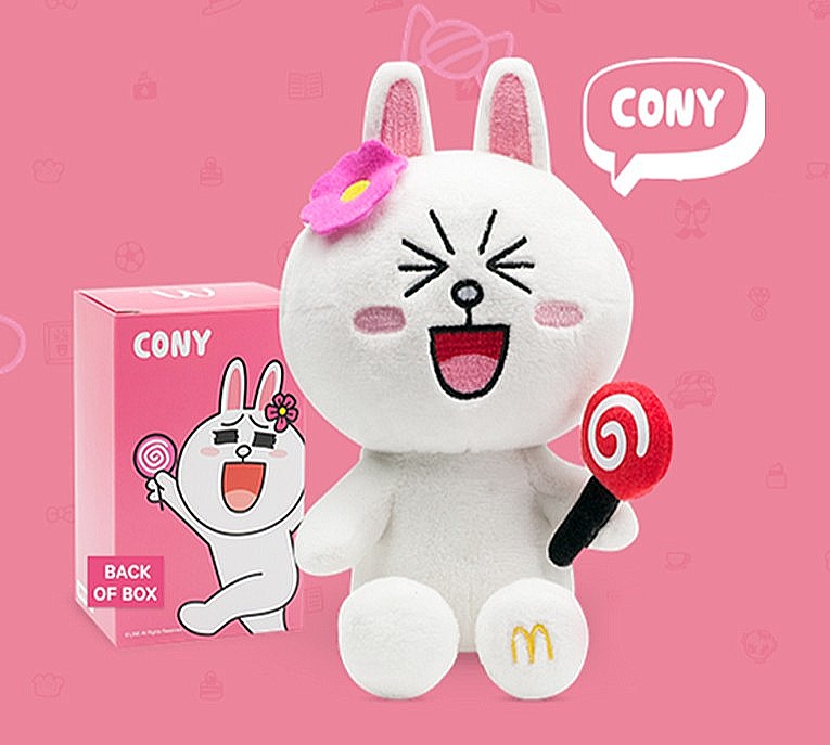 Limited Edition Mcdonald's Line Plush Toy - Cony, Hobbies & Toys, Toys ...