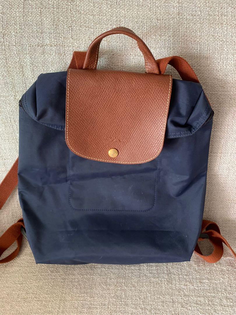 Longchamp Backpack Dark blue, Women's Fashion, Bags & Wallets ...