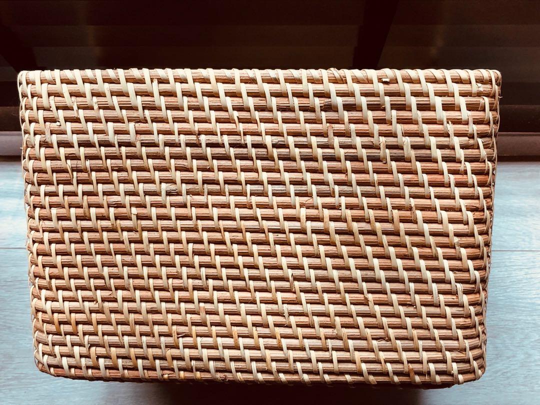 Muji Rattan Box, Furniture & Home Living, Home Improvement ...