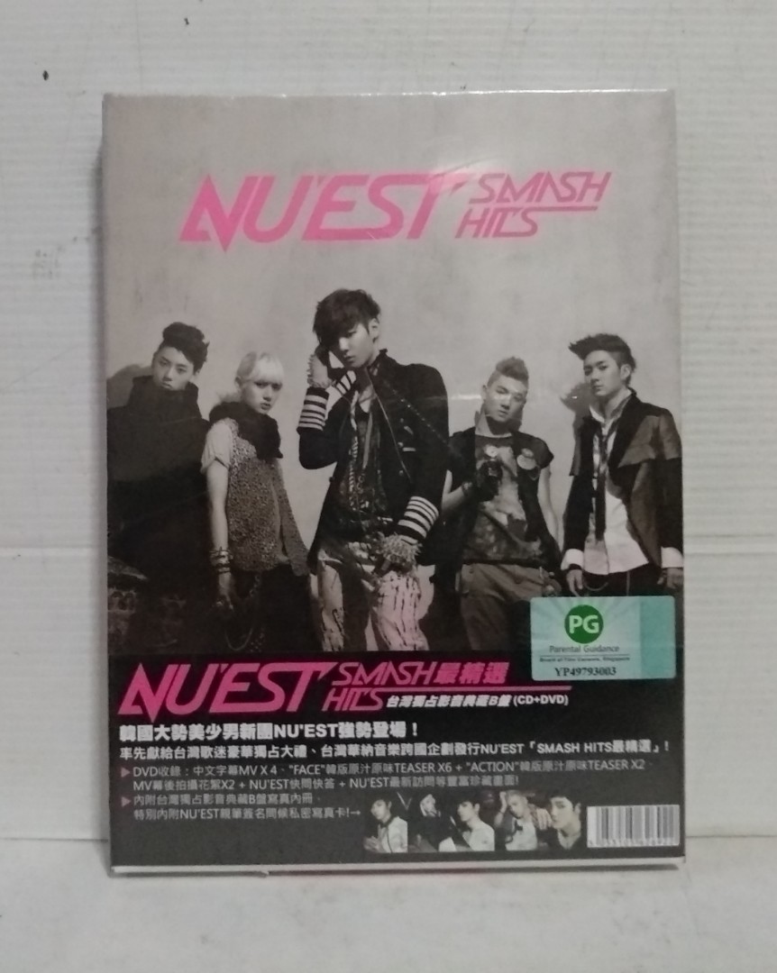 Nu'est Smash Hits CD+DVD (Taiwan Edition), Hobbies & Toys, Memorabilia & Collectibles, Fan ...