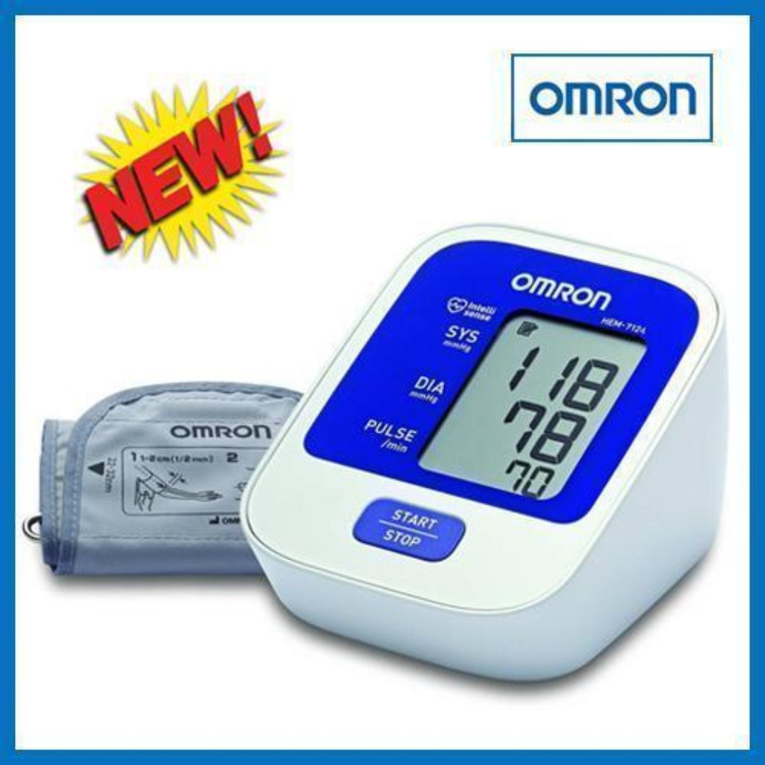 OMRON HEM 7120 Automatic Blood Pressure Monitor - Without Battery, Health & Nutrition, Health ...