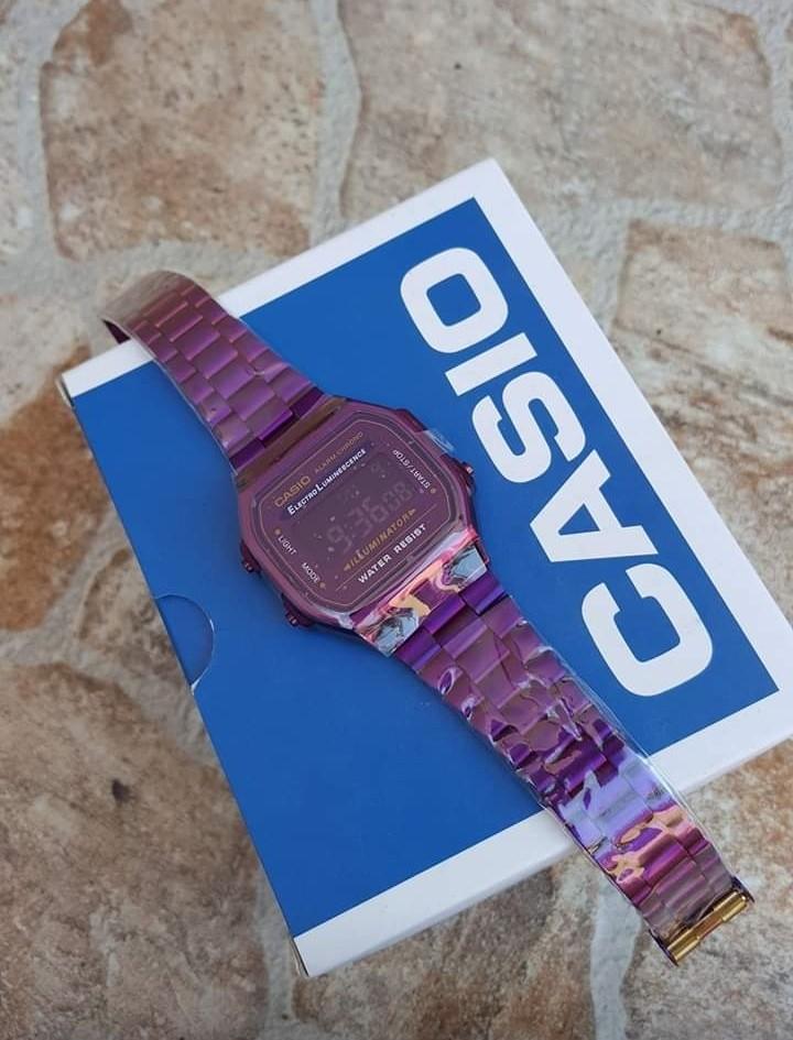Original Casio Violet Watch, Women's Fashion, Watches & Accessories ...