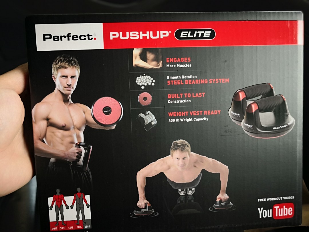 Perfect Pushup Elite, Sports, Weights & Gym Equipment on Carousell