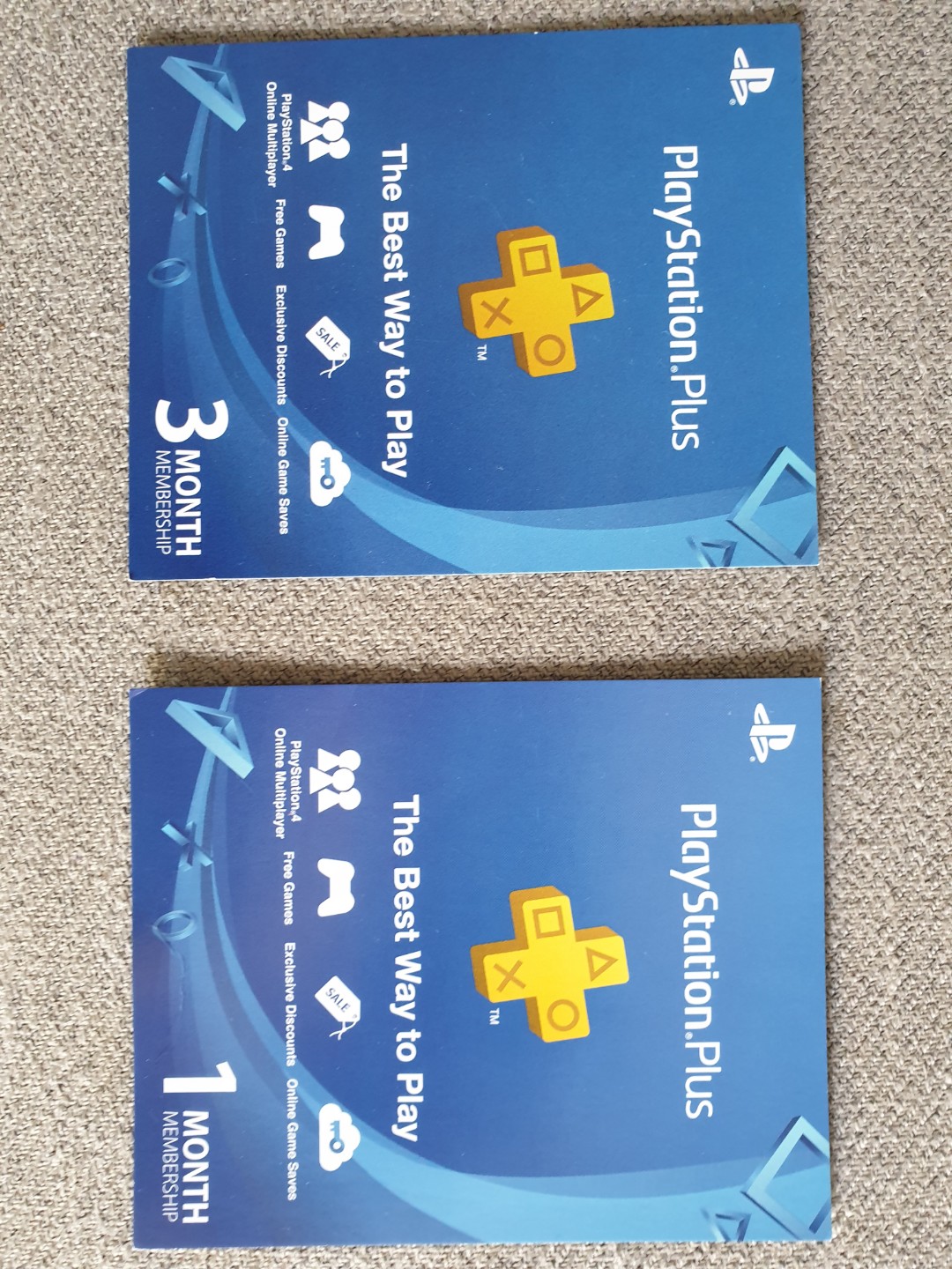 Playstation Plus Membership, Video Gaming, Gaming Accessories ...