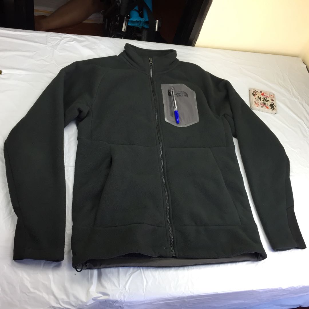 PO The North Face Fleece Jacket Black Men Small, Men's Fashion, Coats ...