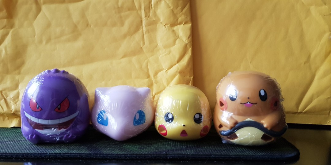 Pokemon Capsule Set Pikachu - Gengar - Mew - Dedenne, Hobbies & Toys ...