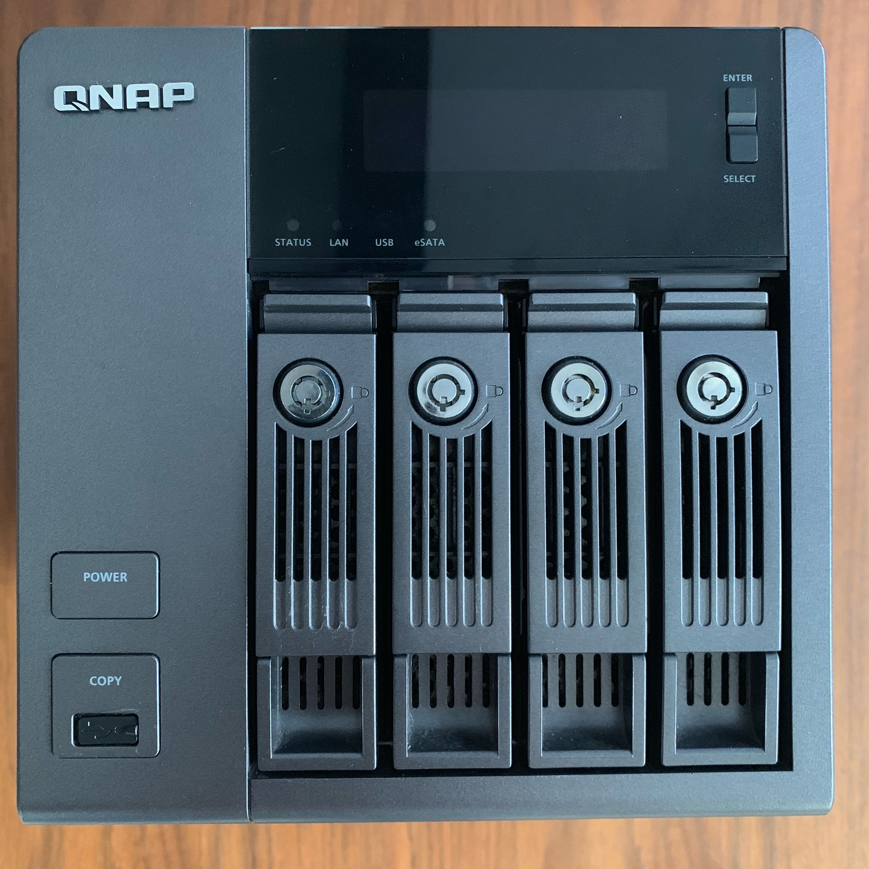 QNAP 4 Bay NAS Model TS-419P, Computers & Tech, Parts & Accessories ...
