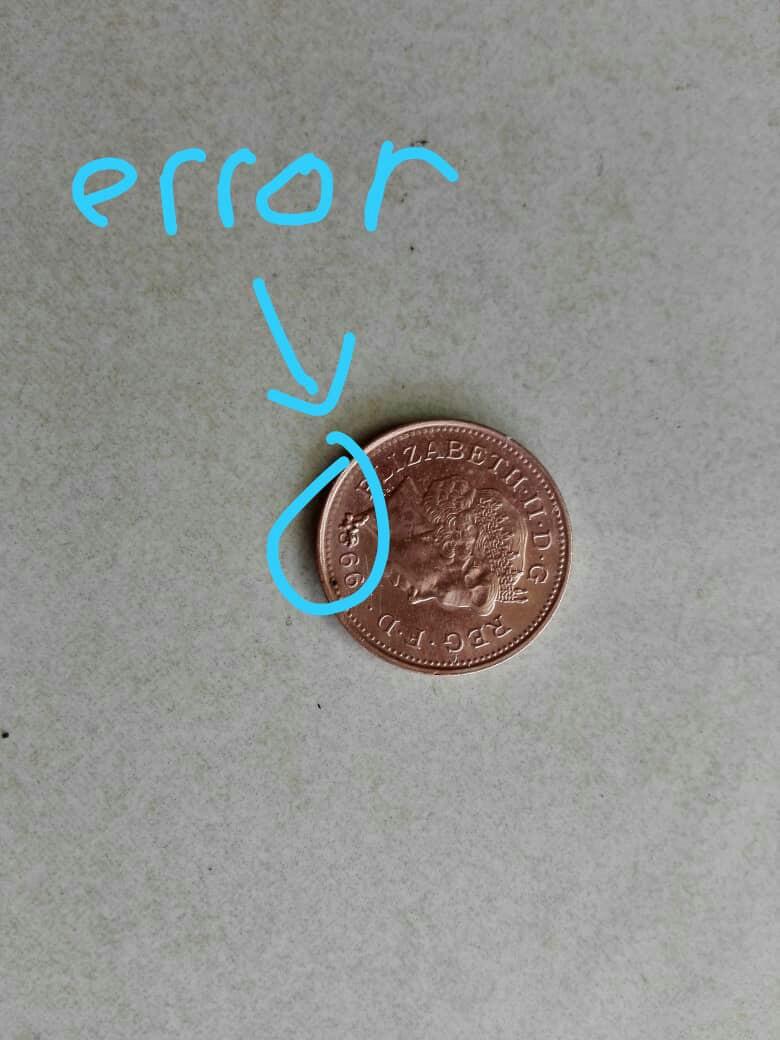 Rare 1 pence U.K. error coin, Hobbies & Toys, Collectibles ...