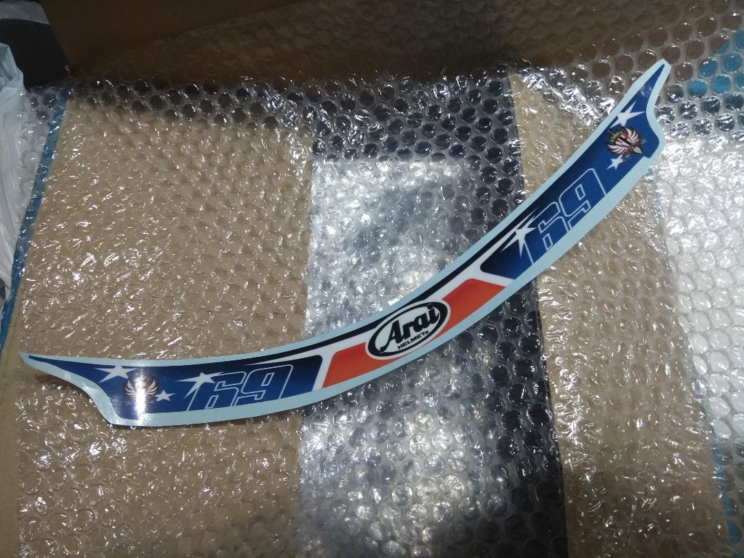 {SOLD} LSS HAYDEN SB 69 Arai Sticker, Motorcycles, Motorcycle Apparel ...