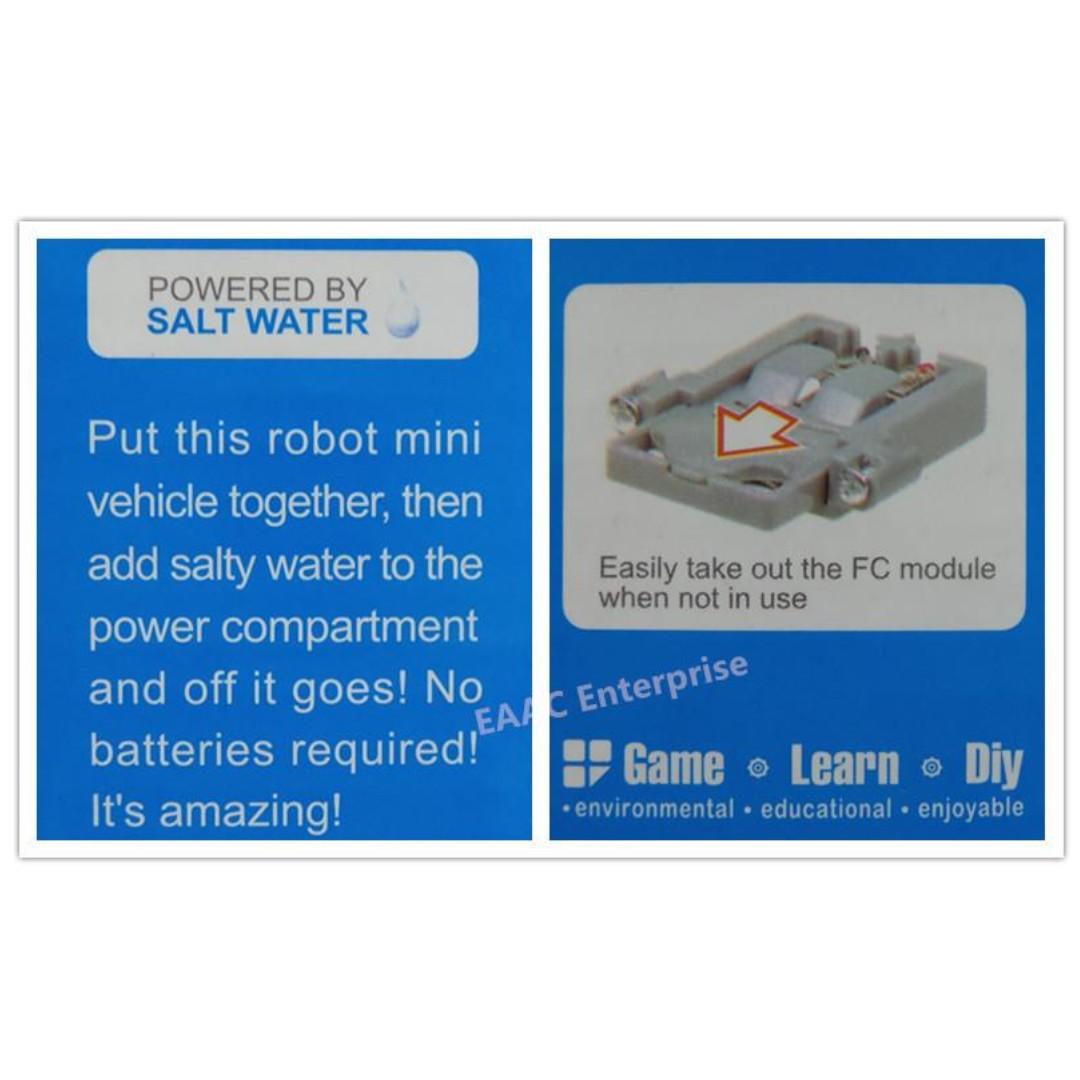 Salt Water Powered Robot - Fun Learning DIY Toys, Hobbies & Toys, Toys ...