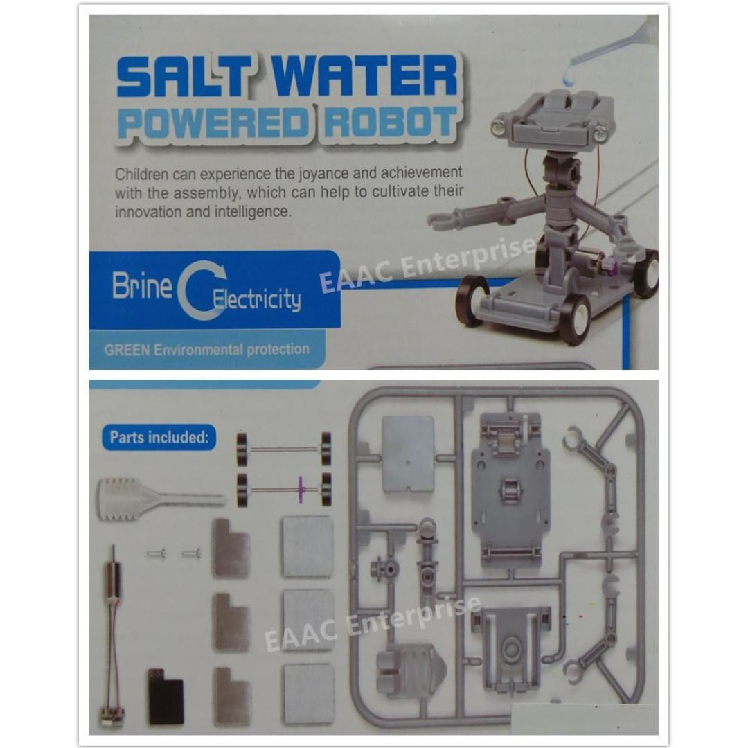 Salt Water Powered Robot - Fun Learning DIY Toys, Hobbies & Toys, Toys ...
