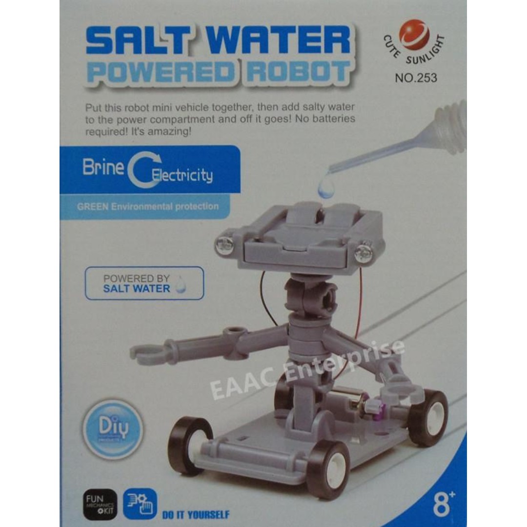 Salt Water Powered Robot - Fun Learning DIY Toys, Hobbies & Toys, Toys ...