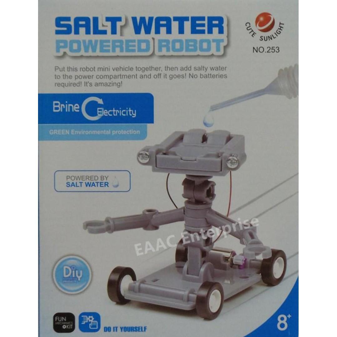 Salt Water Powered Robot - Fun Learning DIY Toys, Hobbies & Toys, Toys ...