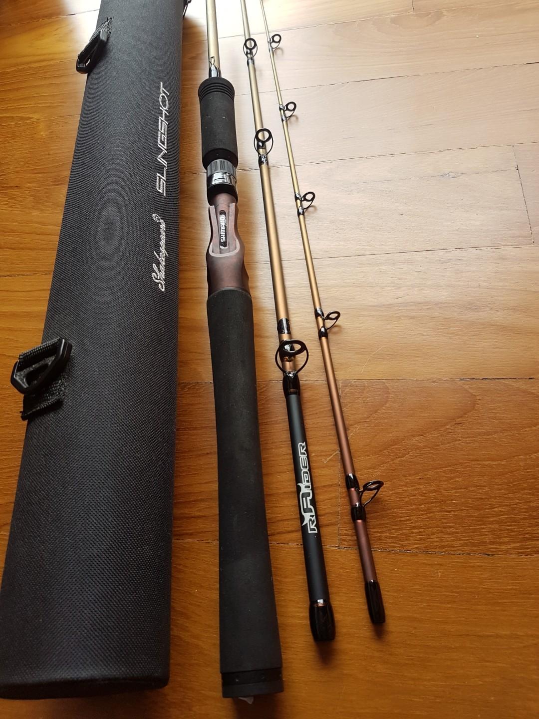 Shimano Raider Inshore Barra 593 Travel Rod, Sports, Sports & Games ...