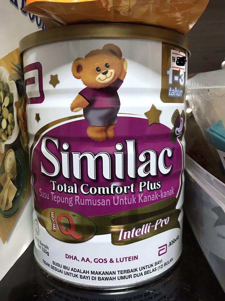 Similac Total Comfort Plus (1-3 years old) 820g unopened + travel packs, Babies & Kids, Nursing ...