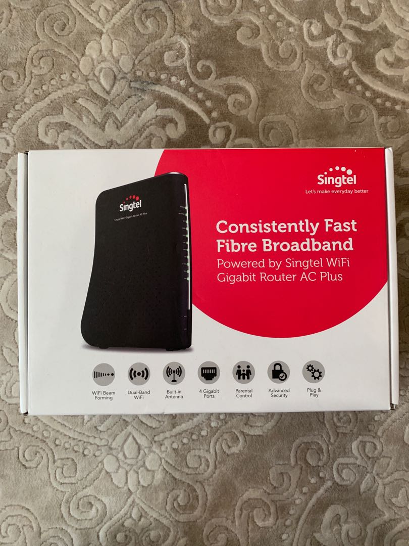Singtel WiFi Gigabit Router AC Plus, Computers & Tech, Parts ...