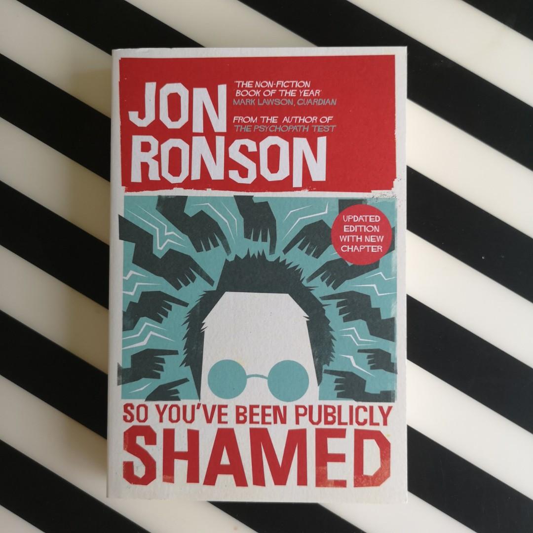So you've been publicly shamed / Jon Ronson, Hobbies & Toys, Books ...