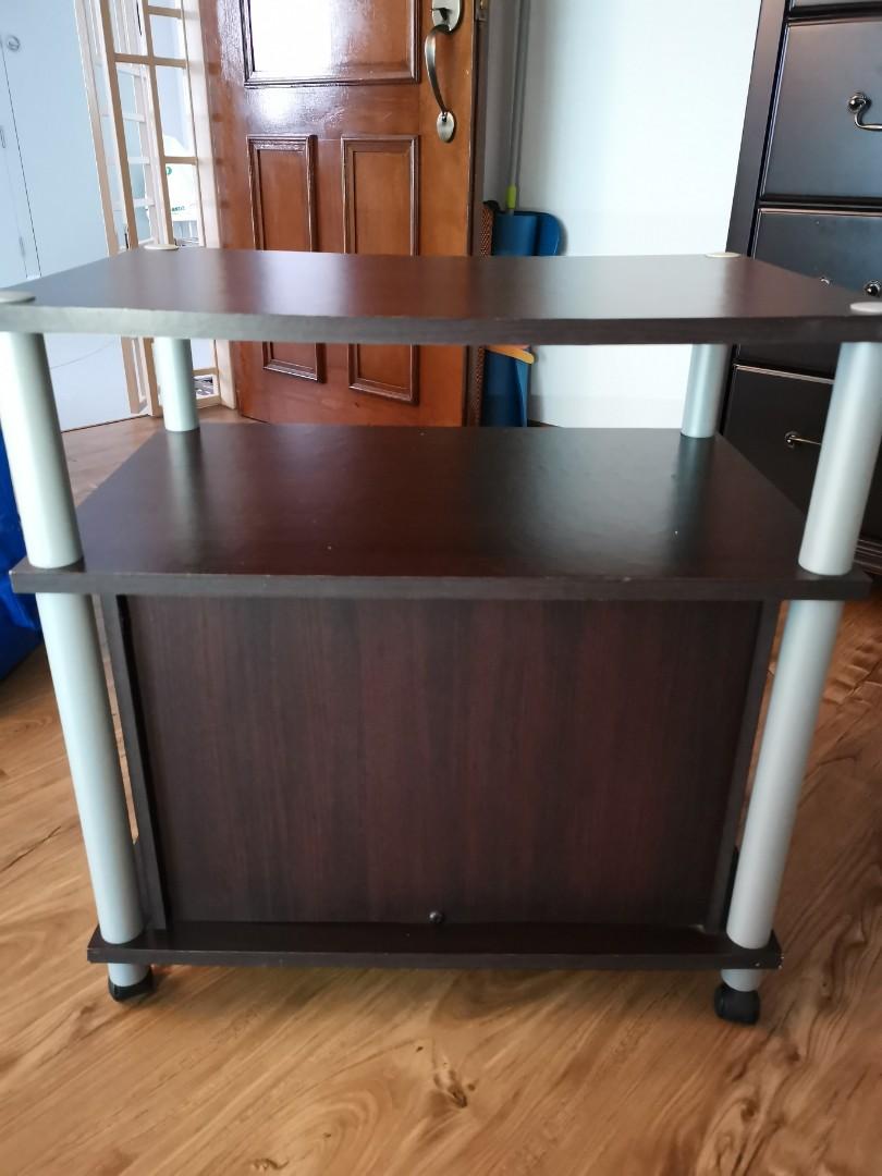 TV console with wheels, Furniture & Home Living, Furniture, Other Home ...