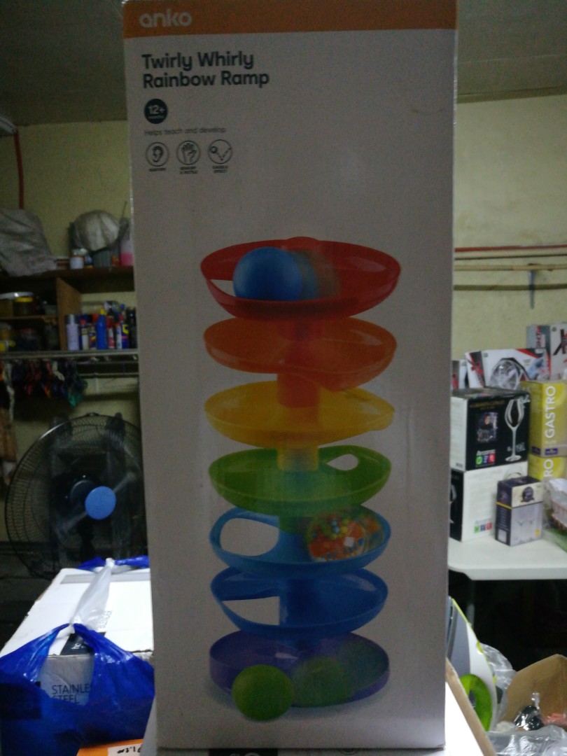 Twirly Whirly Rainbow Ramp, Babies & Kids, Infant Playtime on Carousell