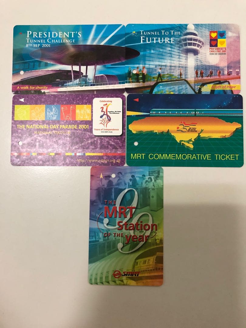 Vintage Commemorative MRT Cards, Hobbies & Toys, Memorabilia ...