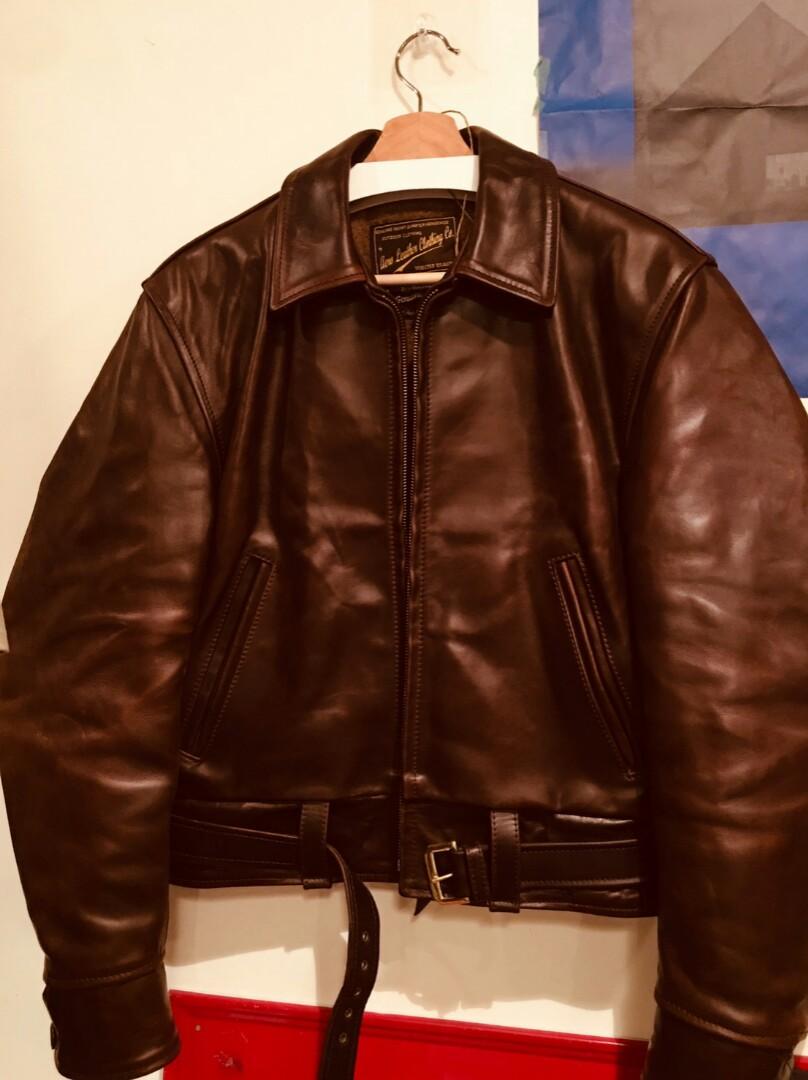 美品Aero leather復古馬皮皮衣 羊駝毛內裡 schott lewis buco Eastman參考, 他的時尚, 外套、夾克、大衣在旋轉拍賣