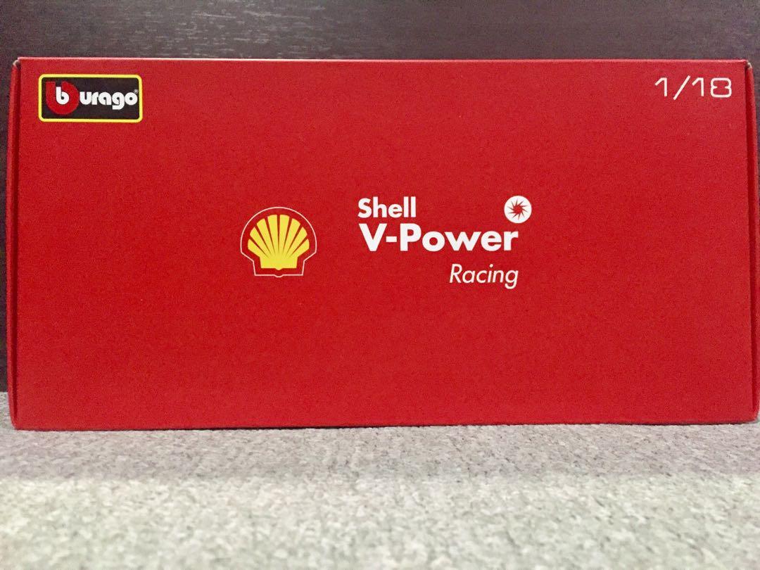 Burago | Shell V-Power Racing Ferrari Signature Series (1:18), Hobbies ...