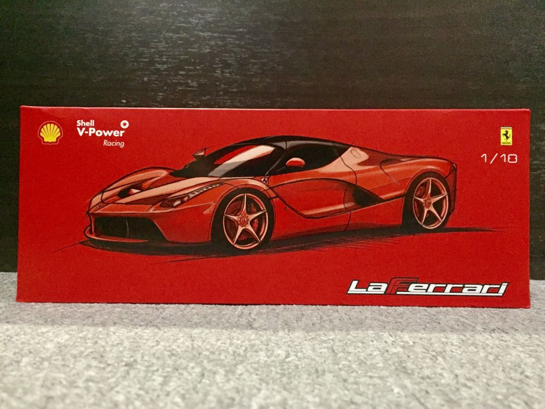 Burago | Shell V-Power Racing Ferrari Signature Series (1:18), Hobbies ...
