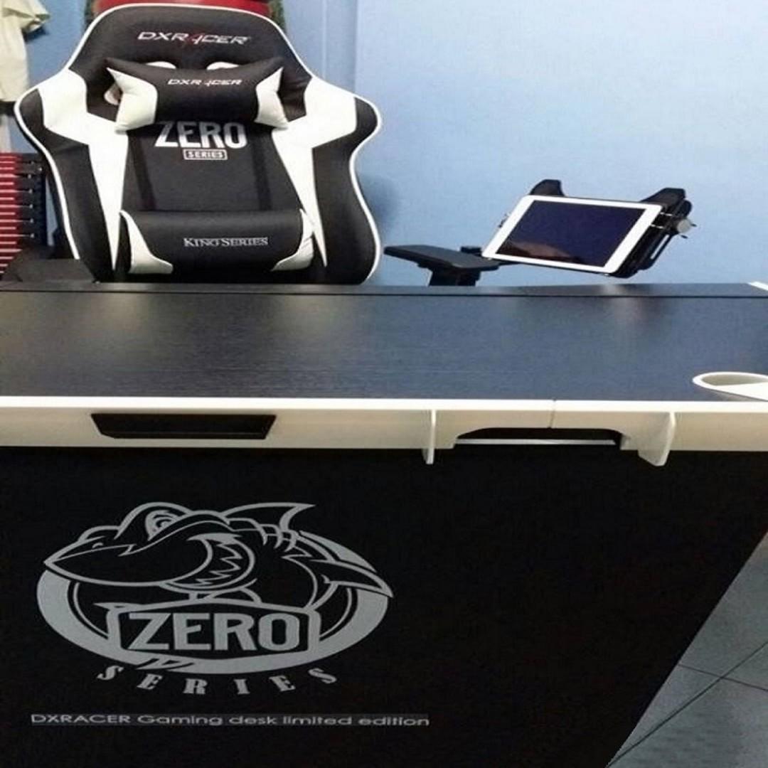 DXRacer Gaming Desk (White Colour), Furniture & Home Living, Furniture ...