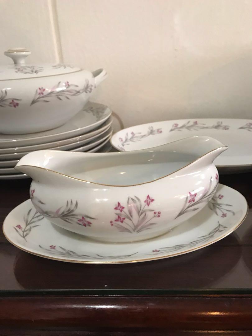 European Style Diamond China Dining Set, Furniture & Home Living ...