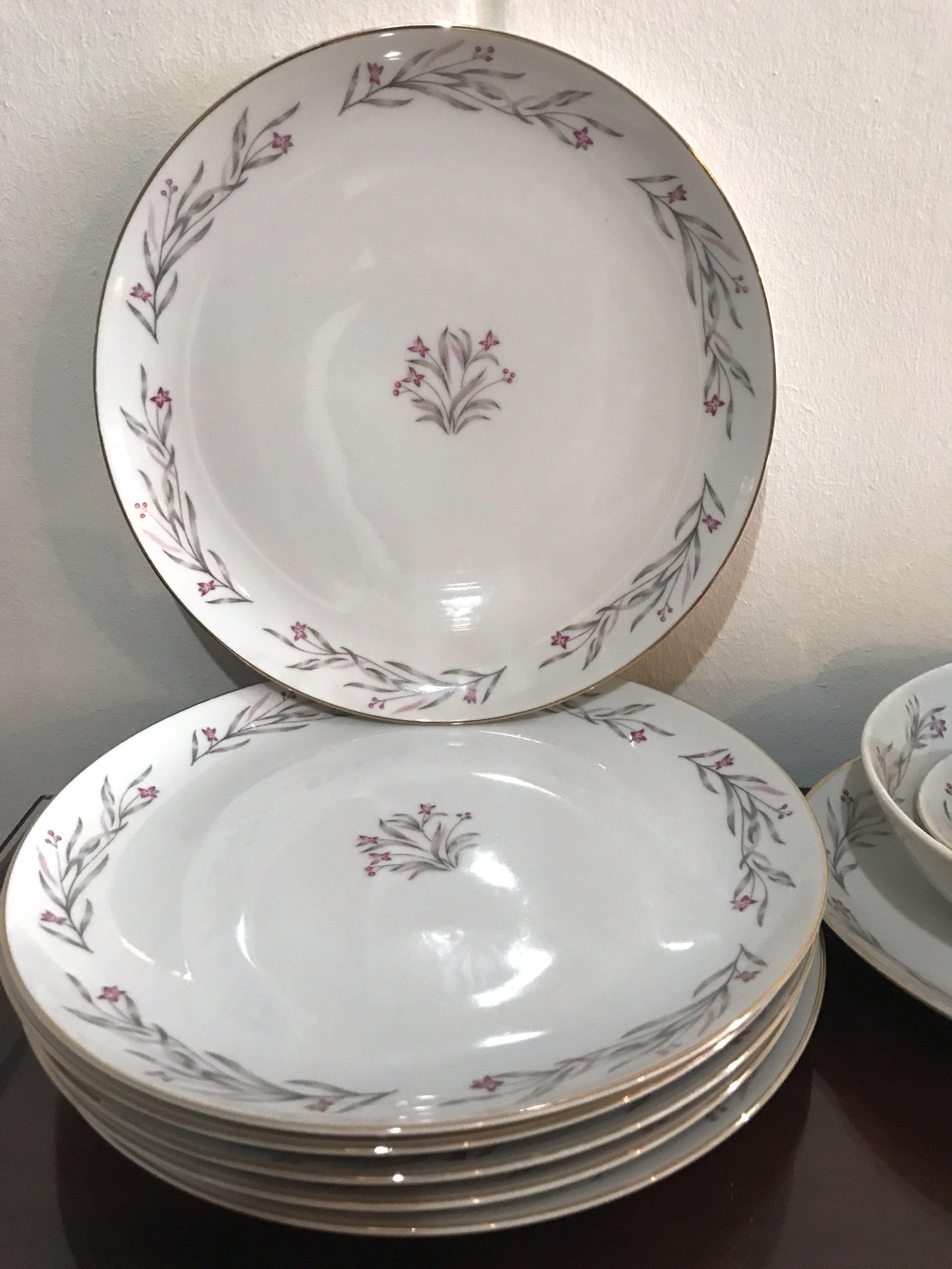 European Style Diamond China Dining Set, Furniture & Home Living ...