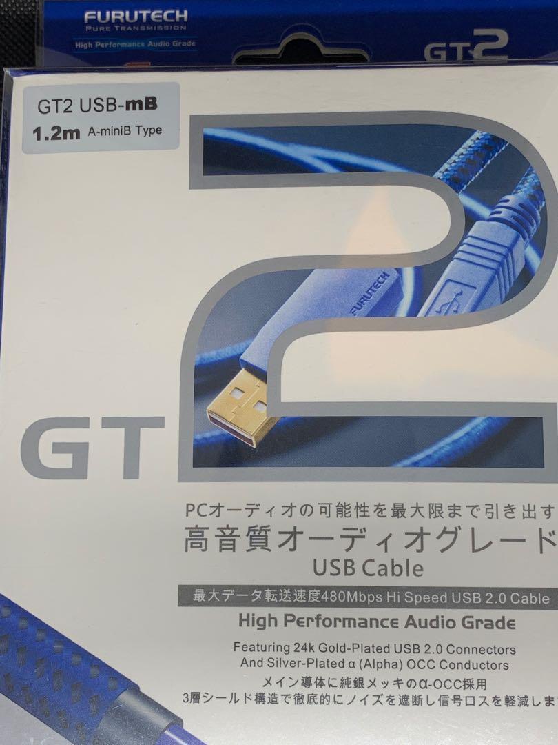 FURUTECH GT2 USB TYPE A TO MINI-B DATA CABLE, Audio, Portable Audio ...