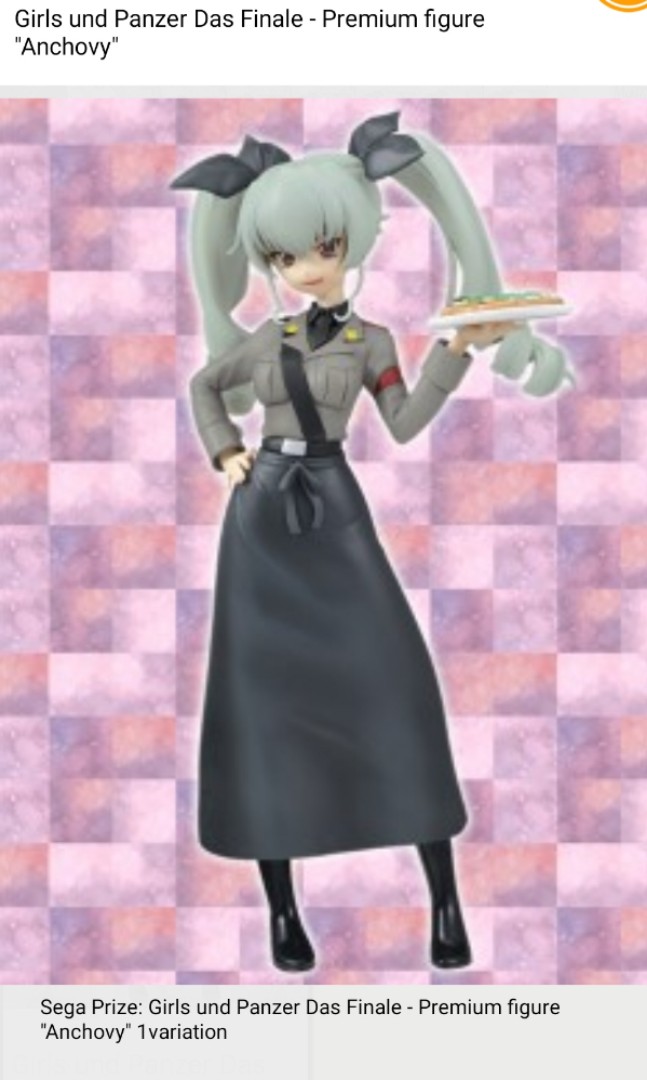 Girls und Panzer Das Finale - Premium Figure Anchovy, Hobbies & Toys ...