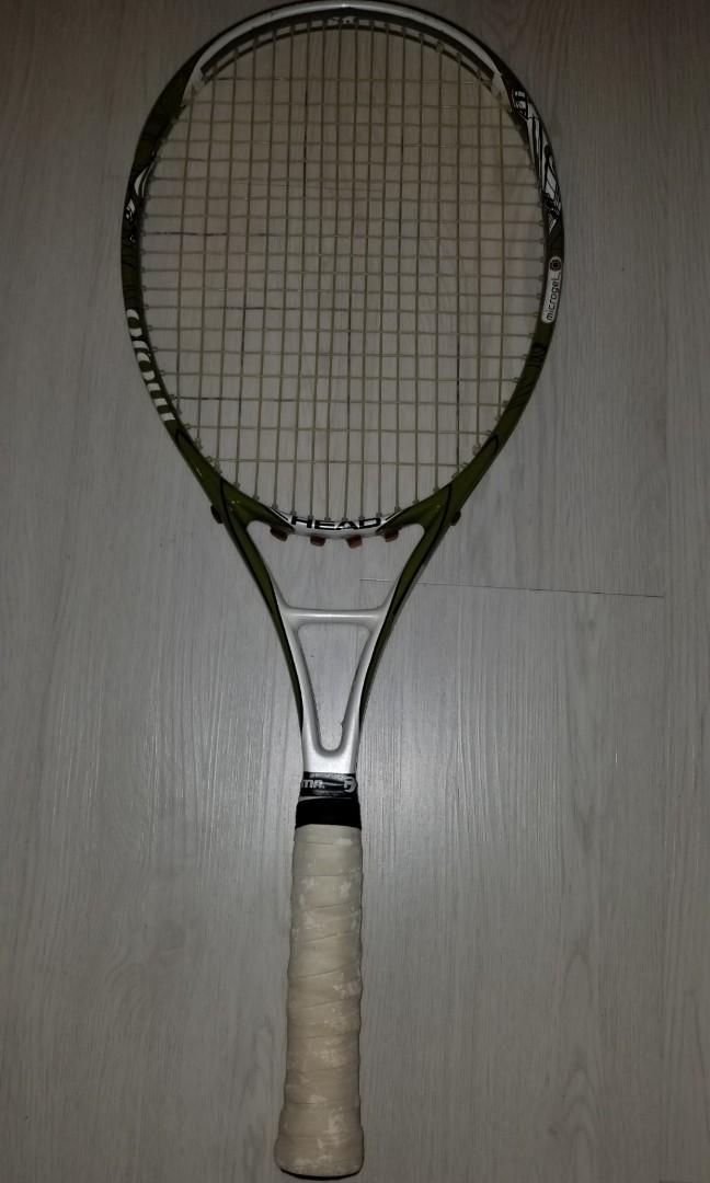 Head MicroGel Mojo Green Tennis Racquet, Sports Equipment, Sports ...