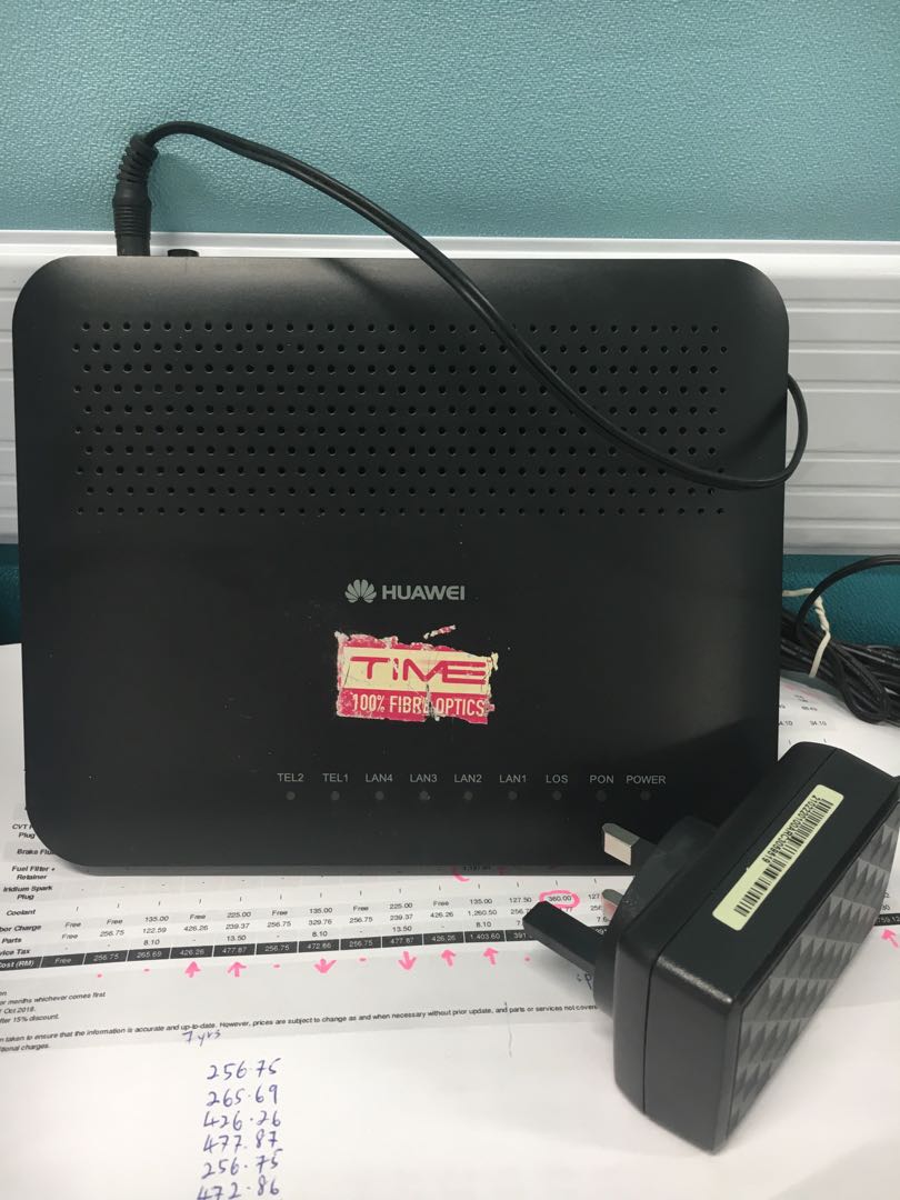 Huawei fibre optics HG8240, Computers & Tech, Parts & Accessories ...