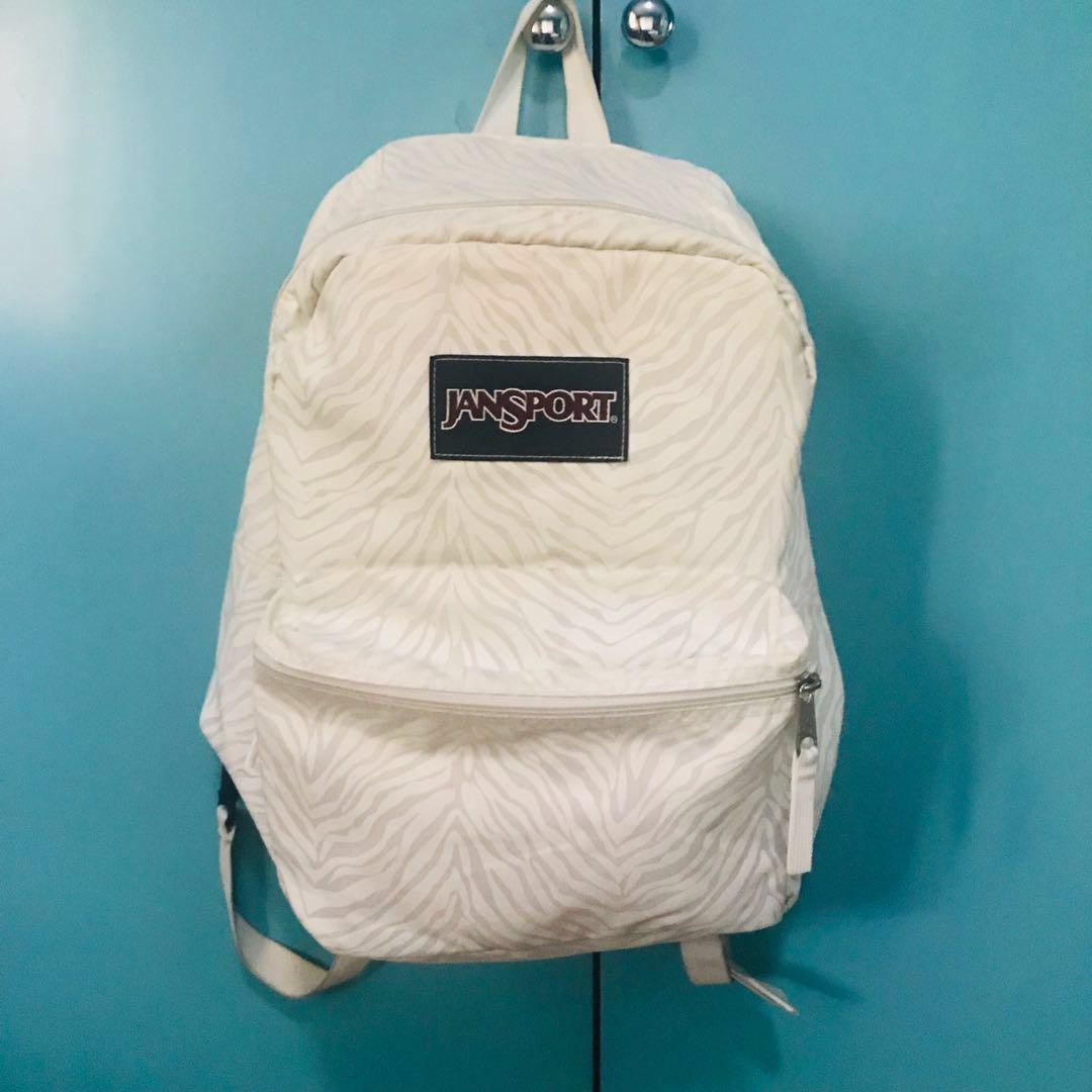 Jansport Zebra Reversible Backpack, Women's Fashion, Bags & Wallets ...