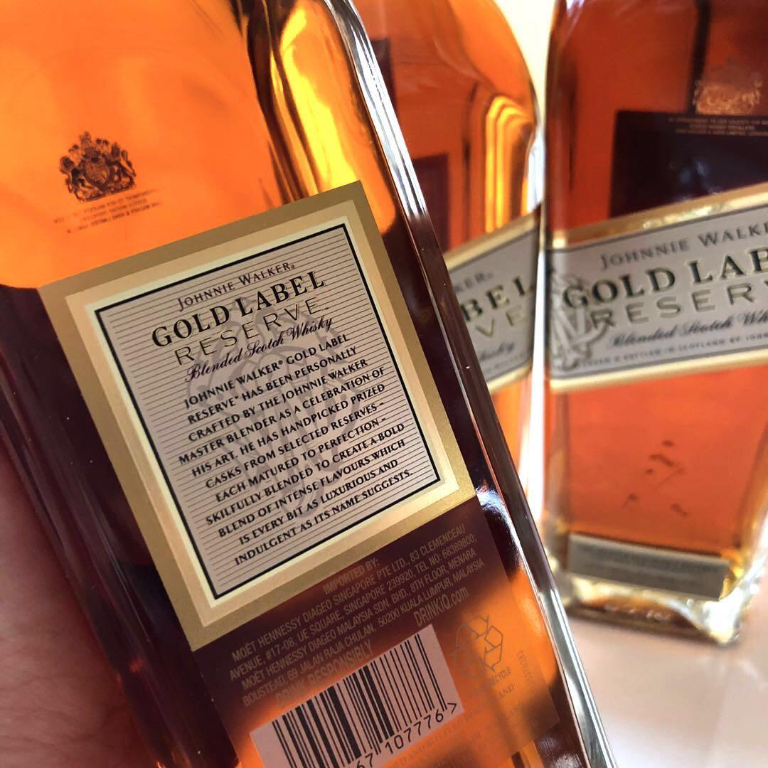 Johnnie Walker Gold Label Reserve 1000ml 750ml Food And Drinks