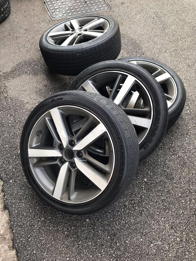 Kia 17” rims, Car Accessories, Tyres & Rims on Carousell