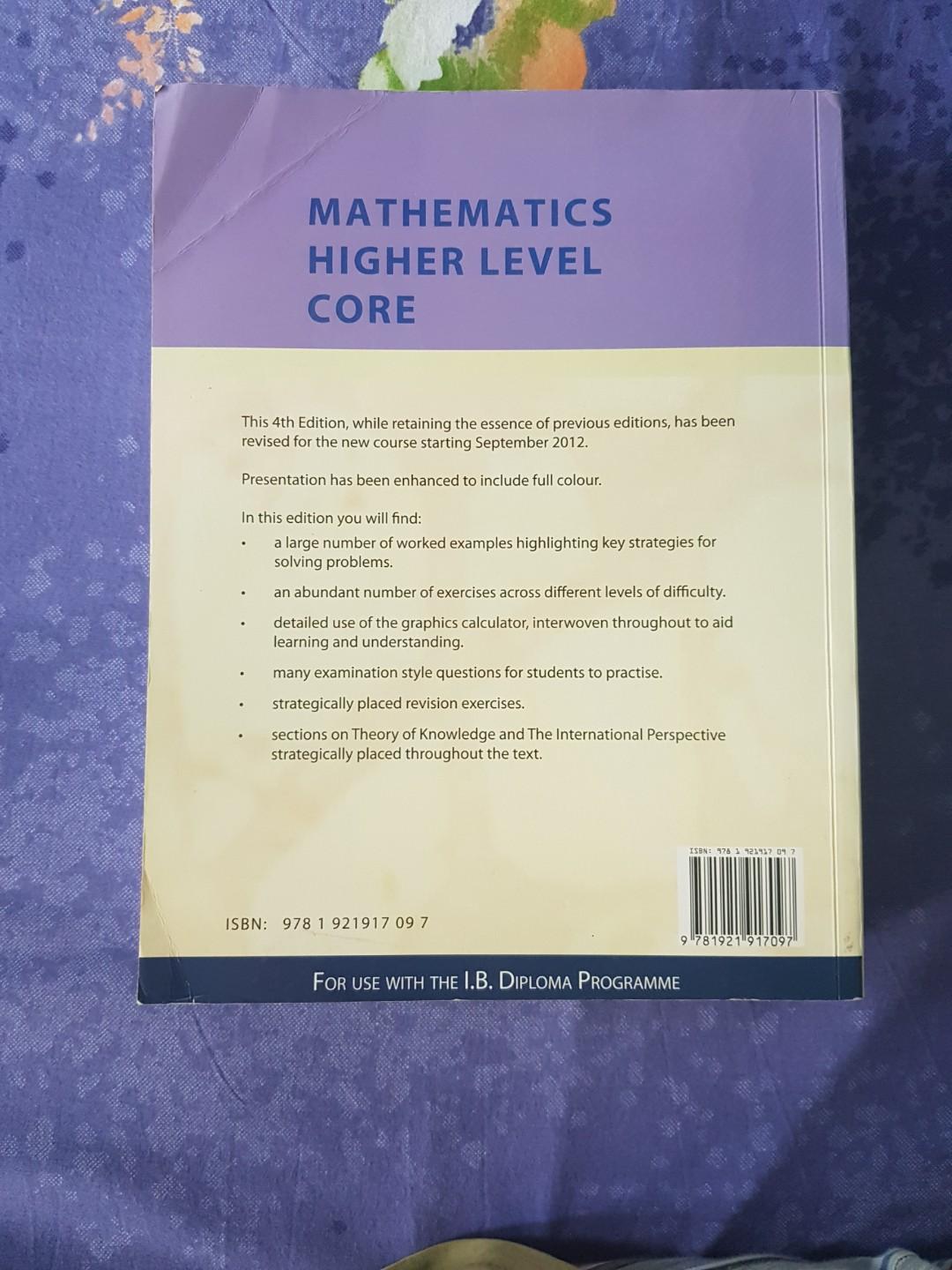 Mathematics Higher Level core IBDP, Hobbies & Toys, Books & Magazines ...