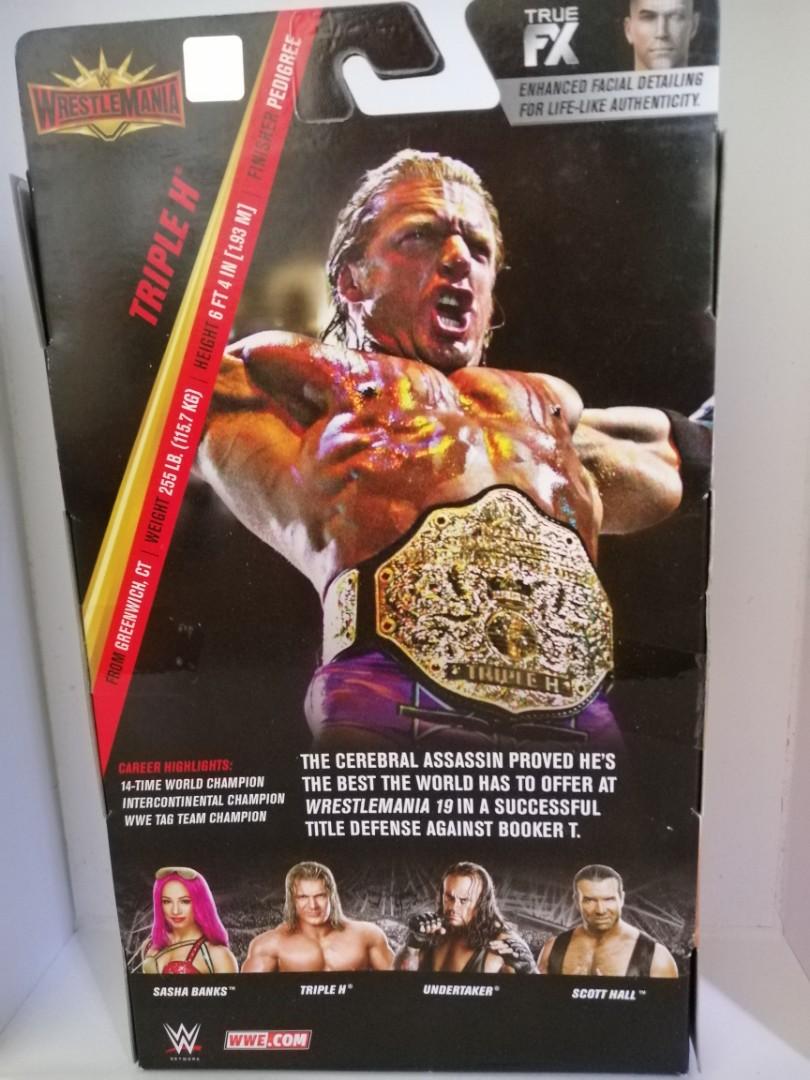 Mattel WWE Elite Wrestlemania 35 Triple H, Hobbies & Toys, Collectibles & Memorabilia, Vintage ...