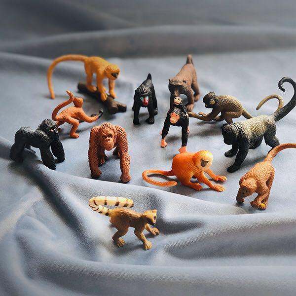 Monkeys & Apes Figurines, Hobbies & Toys, Toys & Games on Carousell