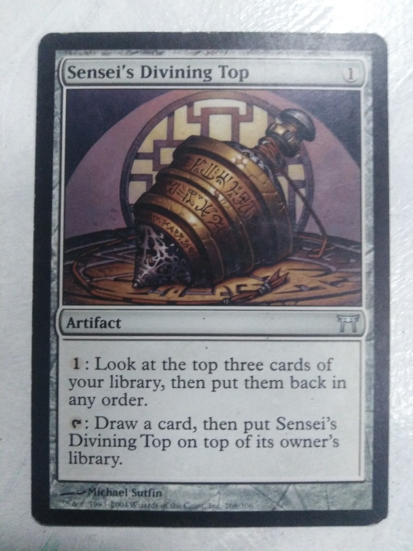 MTG Sensei's divining top, Hobbies & Toys, Toys & Games on Carousell