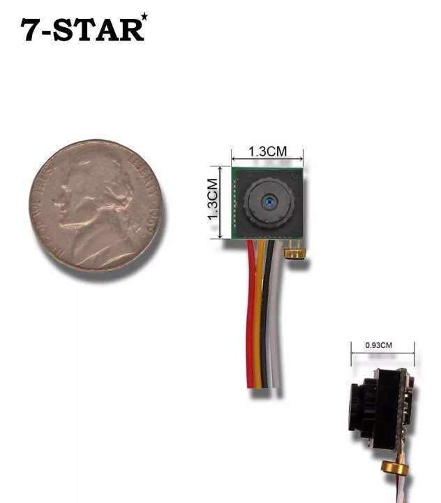 Pinhole Mini Spy Hidden CCTV Camera with Built in Audio, Security HD ...