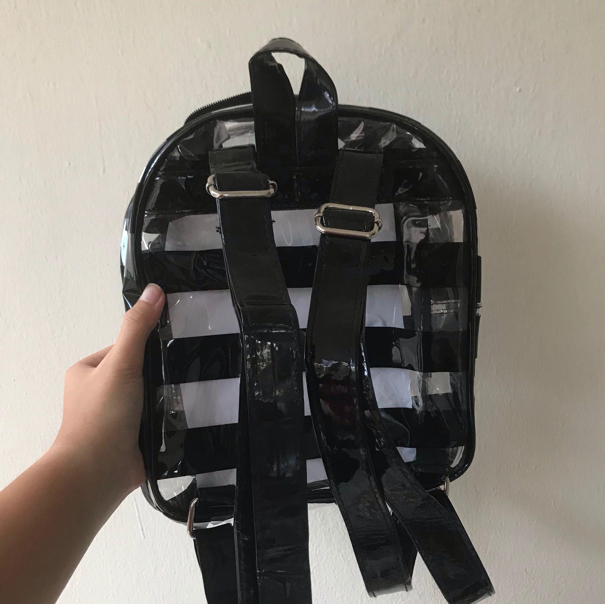 Sephora Transparent PVC Backpack, Women's Fashion, Bags & Wallets ...