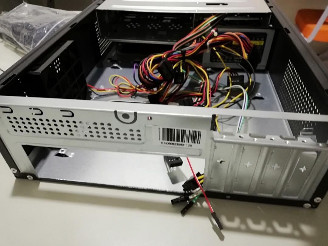 Slim Desktop Chasis PC Casing with PSU, Computers & Tech, Parts ...