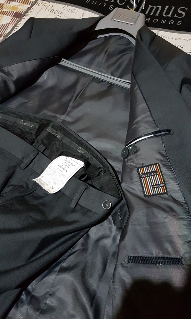 Complete Set of Suit - Onesimus, Men's Fashion, Tops & Sets, Formal ...