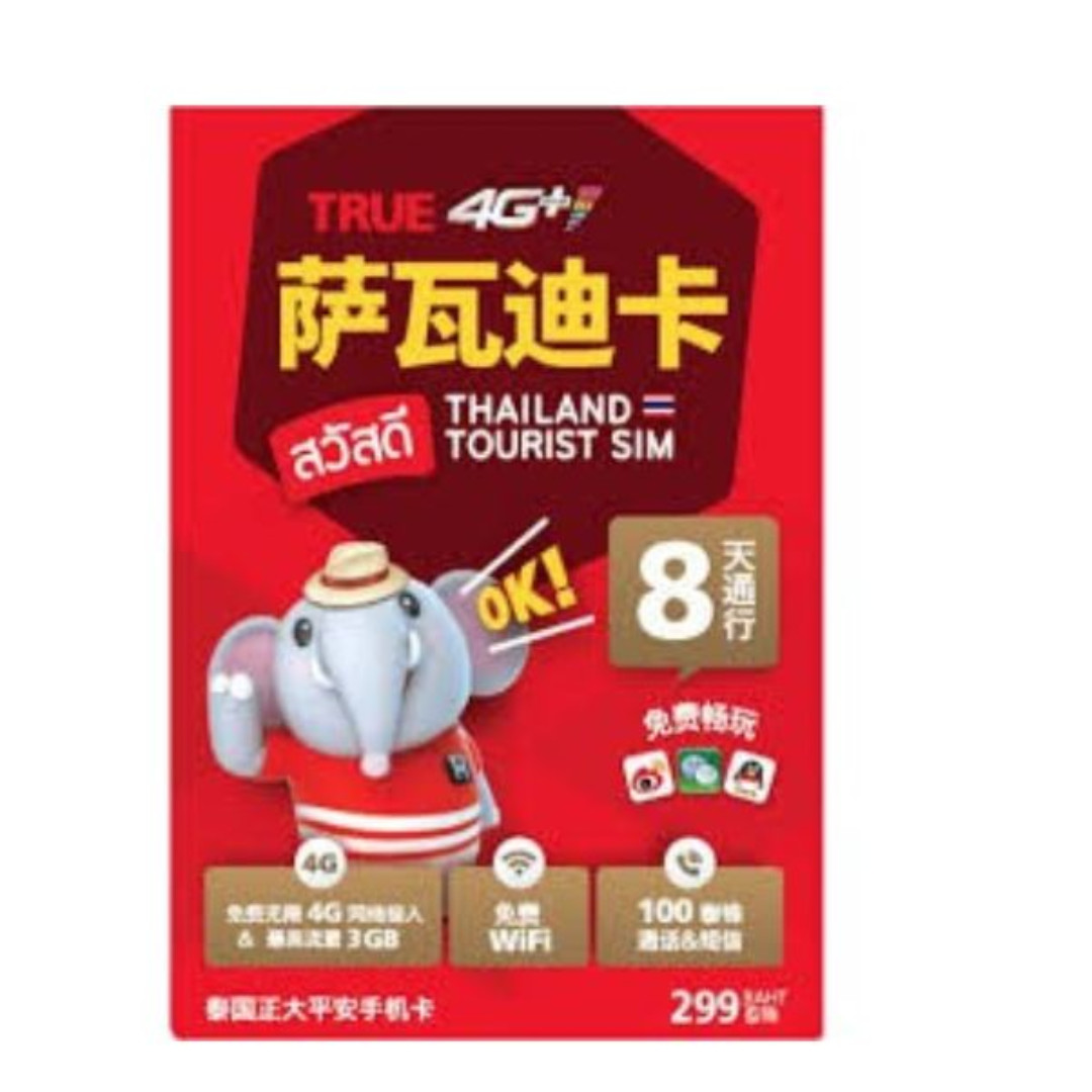 Thailand Truemove Travel SIM, Hobbies & Toys, Travel, Travel Essentials ...