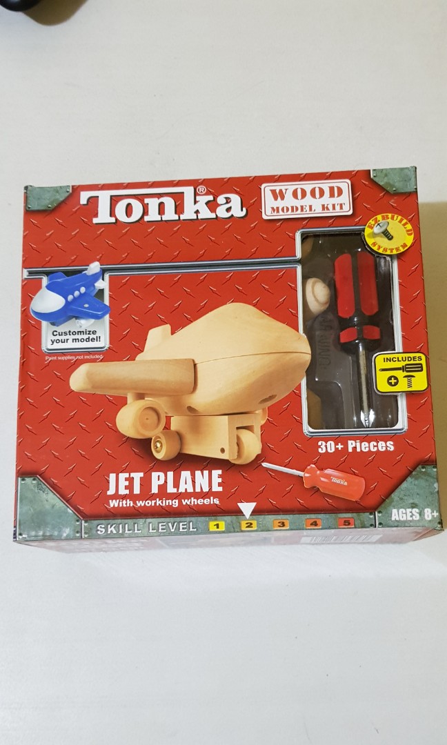 Tonka Jet Plane (wood model kit), Hobbies & Toys, Toys & Games on Carousell