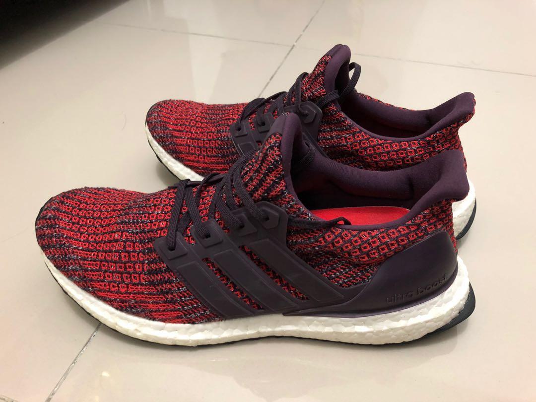 Ultraboost Red, Men's Fashion, Footwear, Sneakers on Carousell