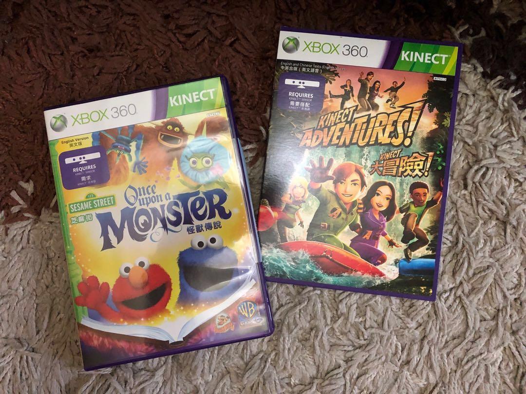 Xbox 360 E Console + Kinect + Wireless controller + Free kinect games ...